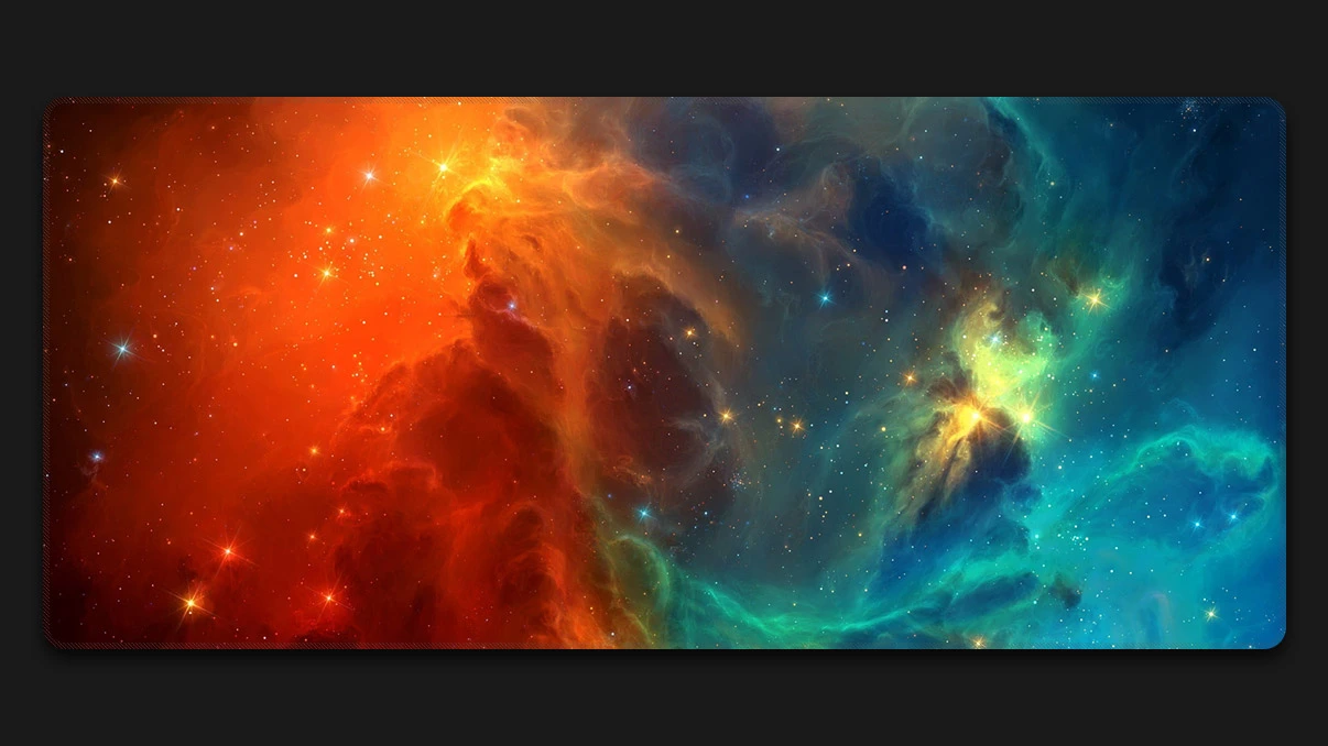 Nebula space mousepad – Upood